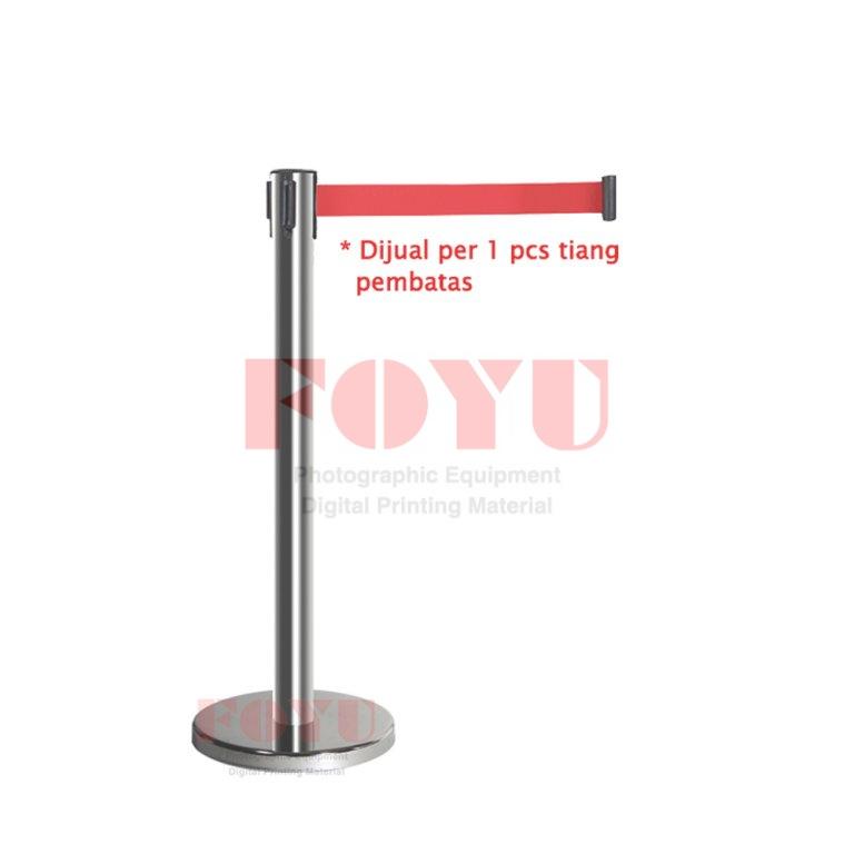 Tiang Pembatas Antrian Dengan Pemberat Dan Pita 2 Meter Extend LP-200 ...