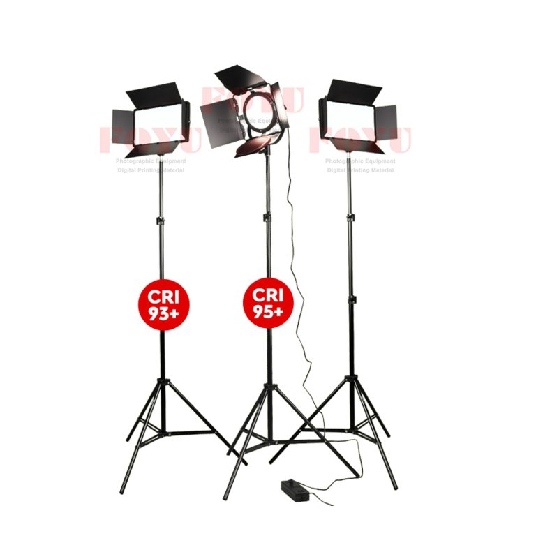 Paket Hemat LED Continuous Lighting Studio Mini 3 Titik B LM3B - FoyuPhoto