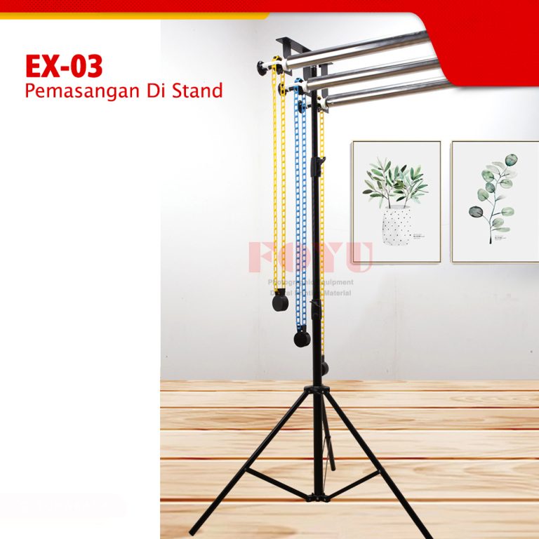 Expander Background Manual Isi 3 Slot Bar Dengan Hook Multifungsi EX-03 ...